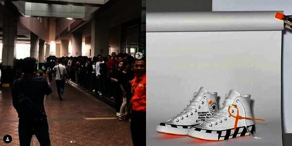 Antre dari Semalam Demi Sneakers Off-White x Converse di Plaza ...