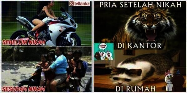 Deretan Meme Lucu Realita Masa Pacaran dan Sesudah Menikah yang Bikin ...