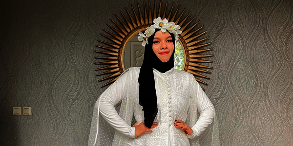 Sweet Style Sajidah Halilintar dengan Dress Putih, Flower Crown Jadi ...
