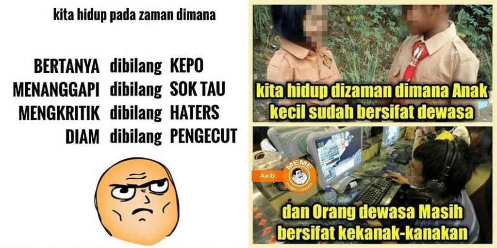 10 Meme `Kita Hidup di Zaman Edan` | Dream.co.id