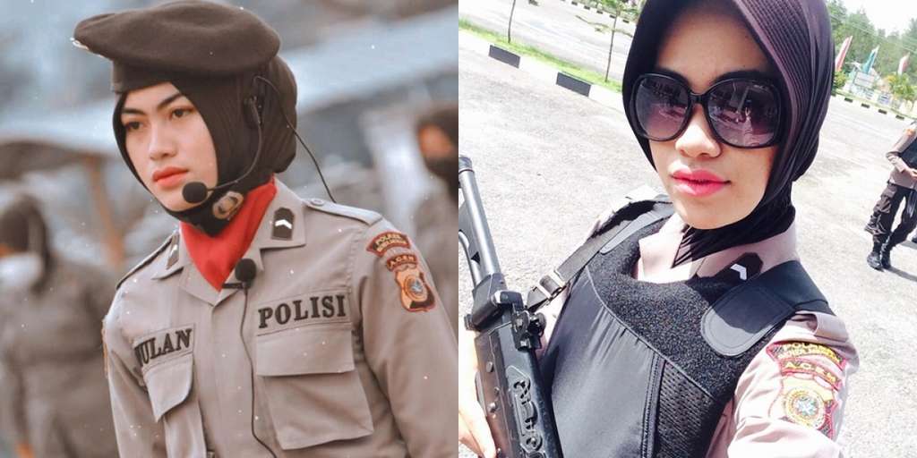 8 Potret Briptu Ika Wulandari, Sosok Polwan Cantik dalam Balutan Hijab | Dream.co.id