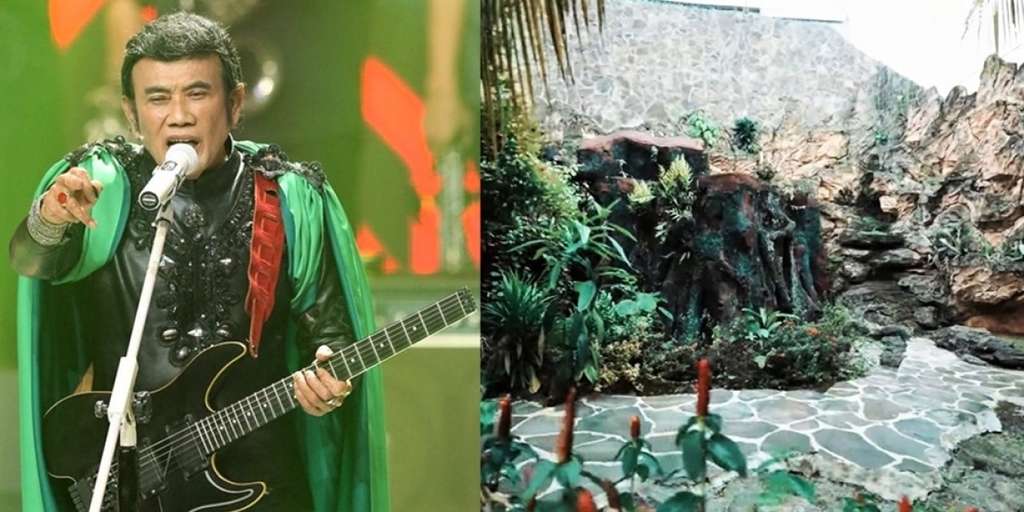 10 Potret Mewahnya Rumah ‘Raja Dangdut’ Rhoma Irama, Bentuk Mushola ...