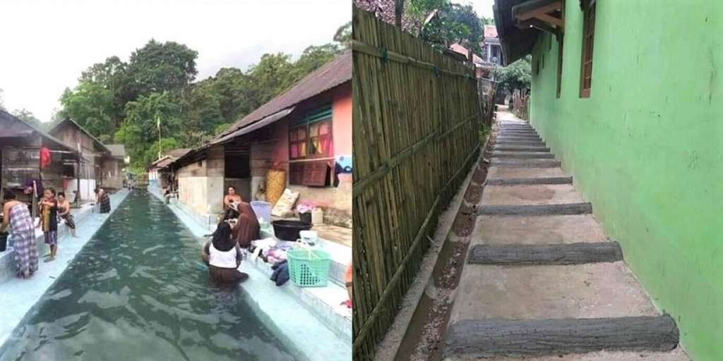 10 Potret Jalanan di Gang Permukiman Ini Bikin Geleng Kepala, Aneh ...