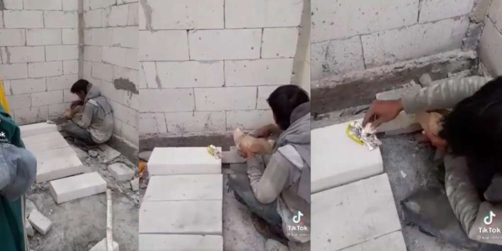 Bikin Terenyuh, Kuli Bangunan Makan Siang Cuma Pakai Nasi Putih Dicocol ...
