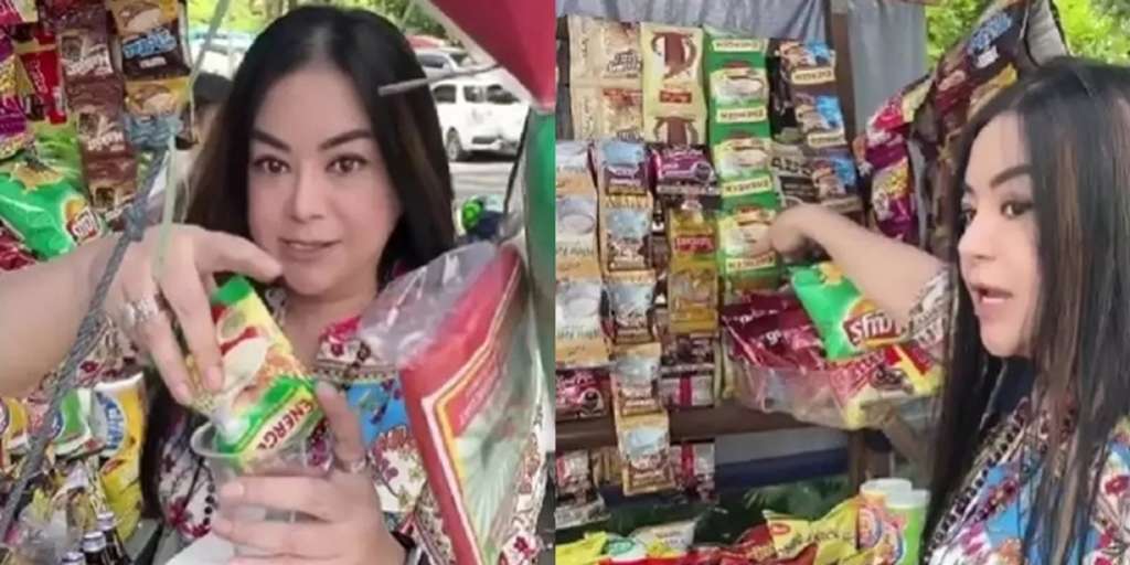 9 Seleb Tak Gengsi Jualan Kaki Lima, Anisa Bahar `Ngasong` Minuman ...