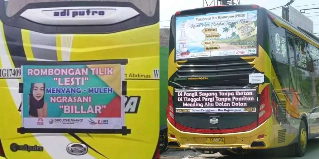 Foto 8 Tulisan Lucu di Belakang Bodi Bus yang Bikin Salfok Sekaligus ...