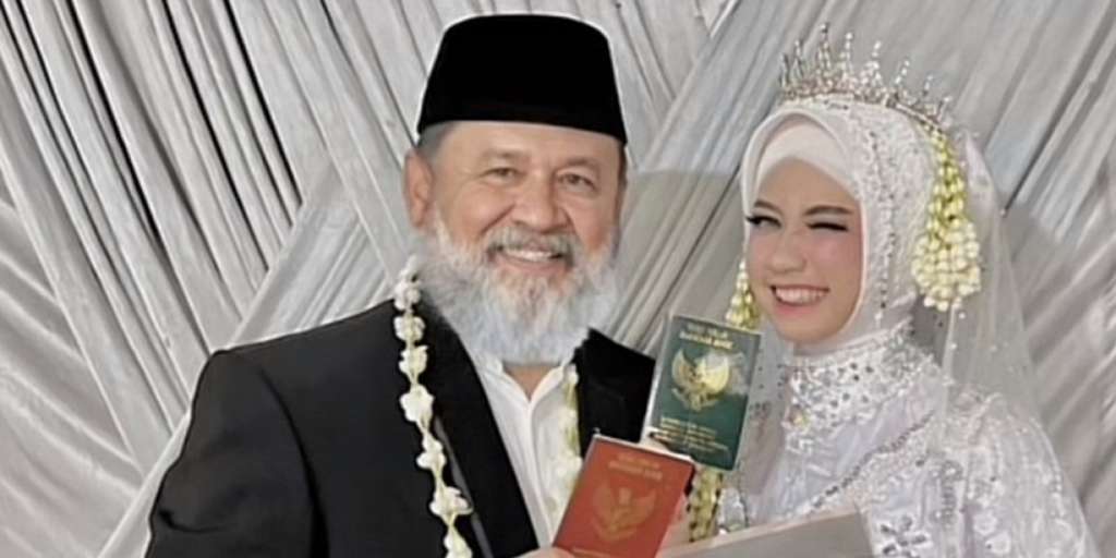 Viral Kakek Tajir Berjenggot Putih Nikahi Gadis Cantik Wajahnya Jadi