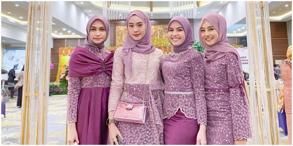6 Model Gaun Bridesmaid Satin Hijab yang Simpel, Anggun dan Elegan ...