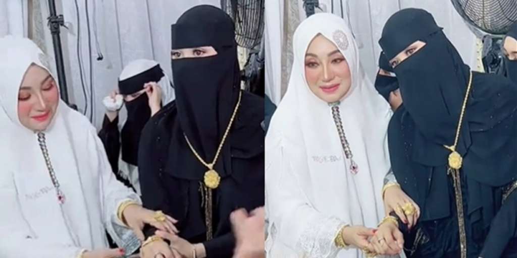 Viral Pernikahan Wanita Bercadar di Kalimantan, Mahar Miliaran Hingga ...