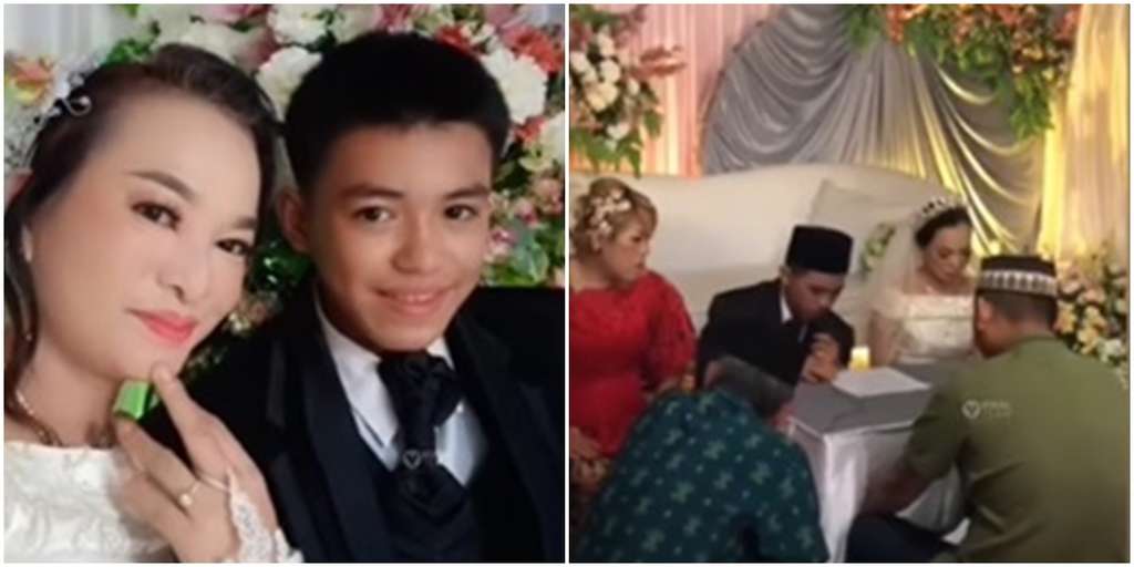 Potret Remaja 16 Tahun Menikah dengan Wanita 41 Tahun, Ternyata Sahabat Ibunya - Photo 1 | Dream ...