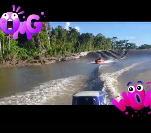 Ngeri, Arus Sungai Digul di Papua Bergerak Seperti Gelombang Tsunami ...