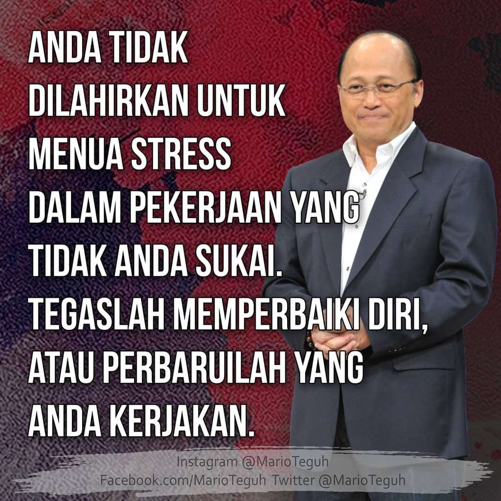 Kata Bijak Kehidupan Cinta Mario Teguh