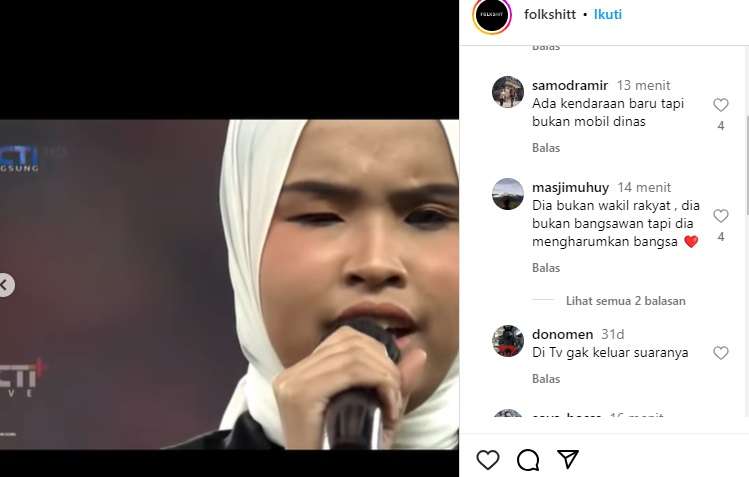 Putri Ariani Tampil Memukau Jadi Pembuka Pertandingan Indonesia VS ...